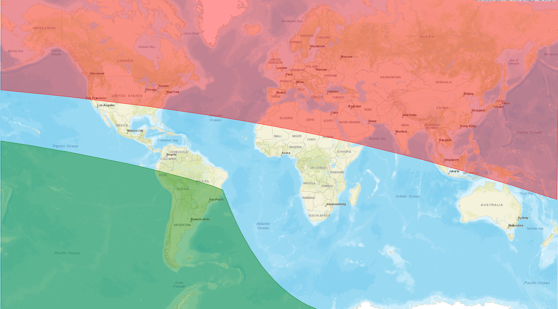 La visibilité du croissant lunaire de Joumada 2- 1447 de l'Hégire